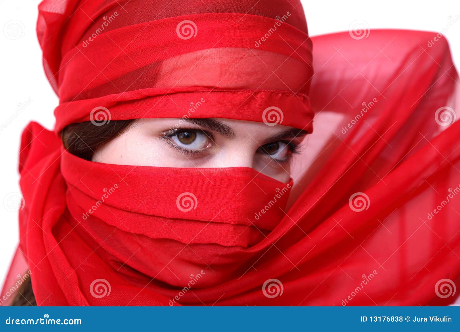 Eastern portrait stock photo. Image of eyes, face, silk - 13176838
