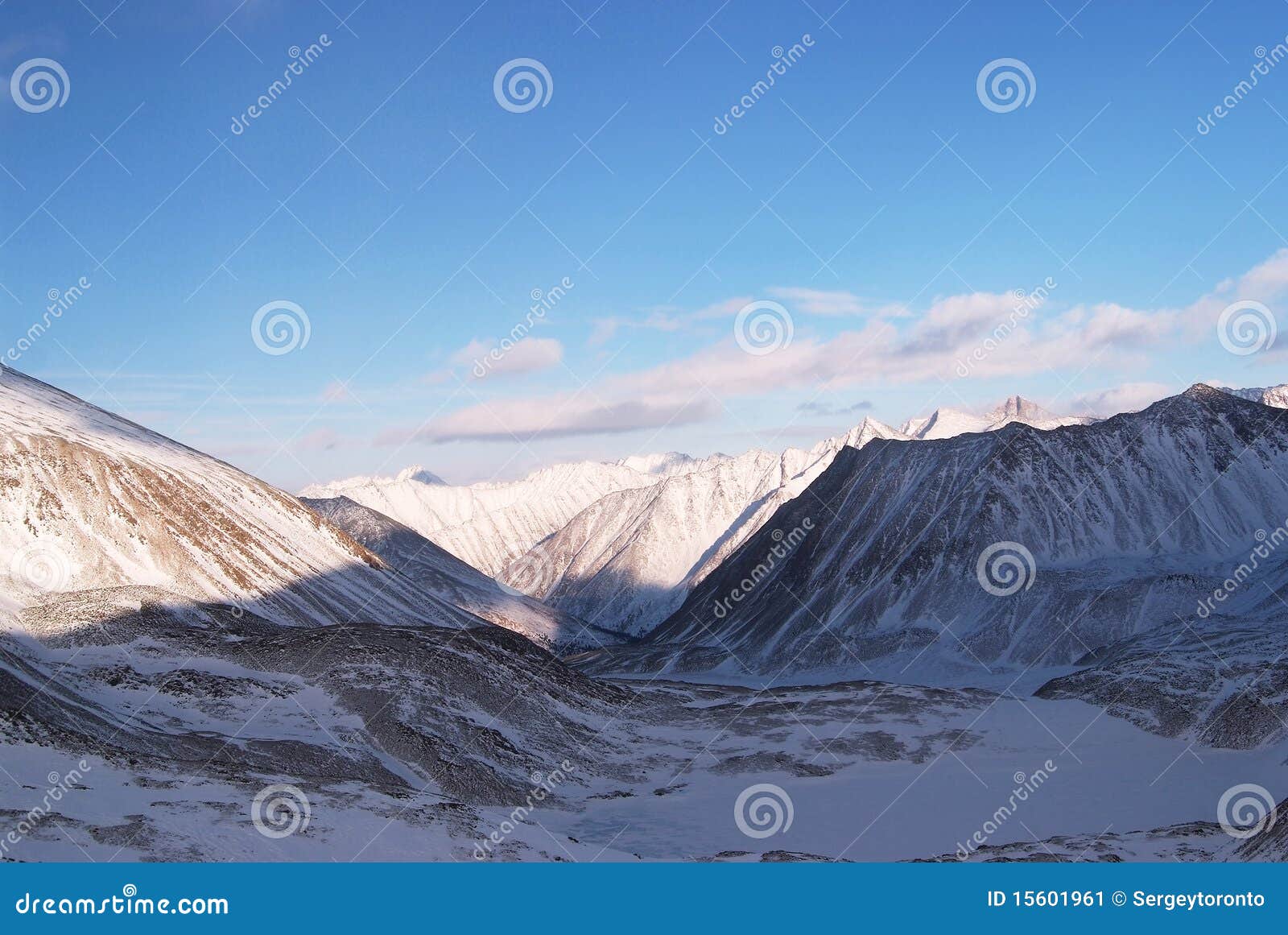 Eastern Sayan Mountains. Altai Stock Image - Image of cold, skyline ...