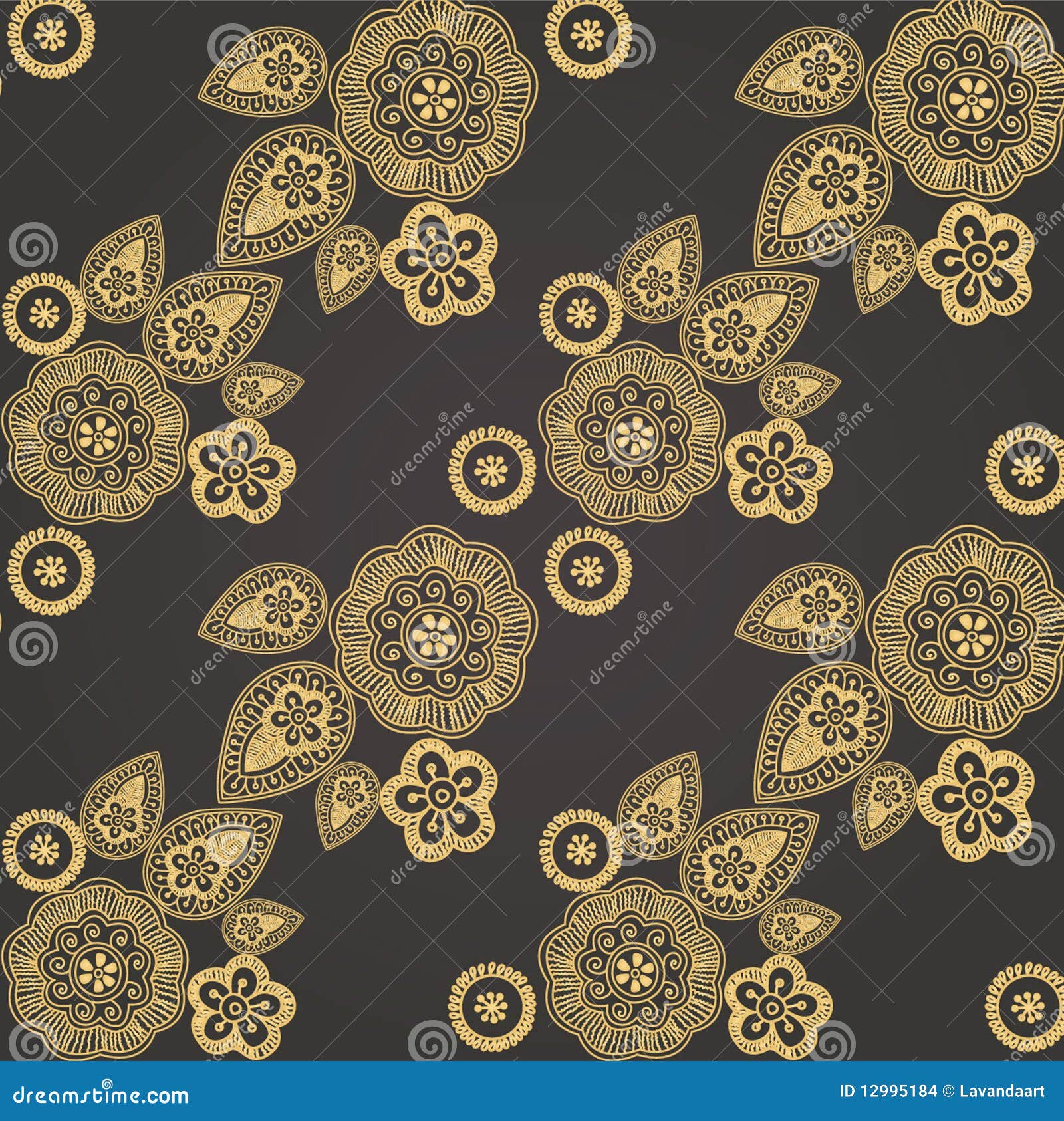 Eastern seamless pattern stock vector. Illustration of east - 12995184