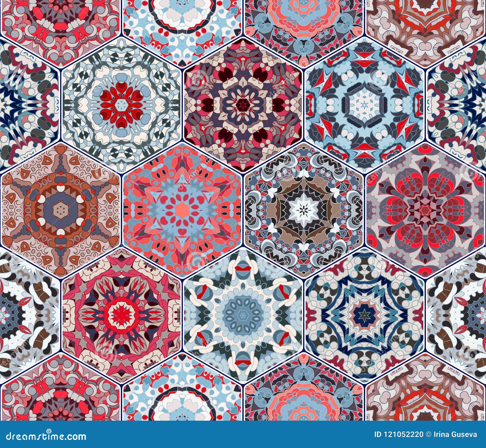 Vector Set of Hexagonal Elements. Stock Vector - Illustration of decor ...