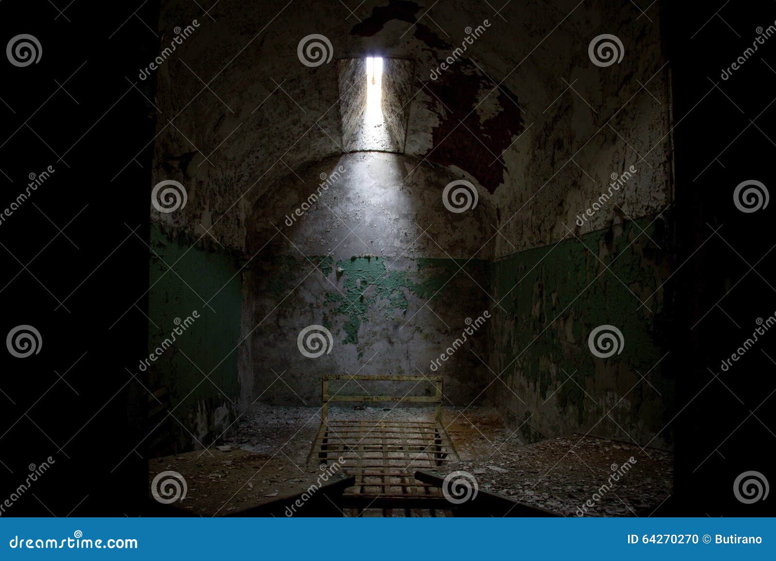 Eastern State Penitentiary Cell Stock Photo - Image of cell, walls ...