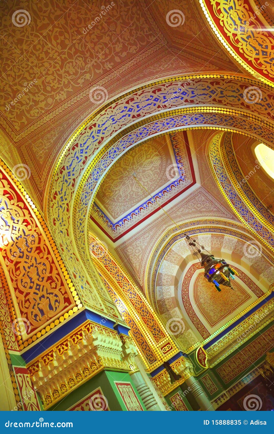 Eastern style interior stock image. Image of gild, decoration - 15888835