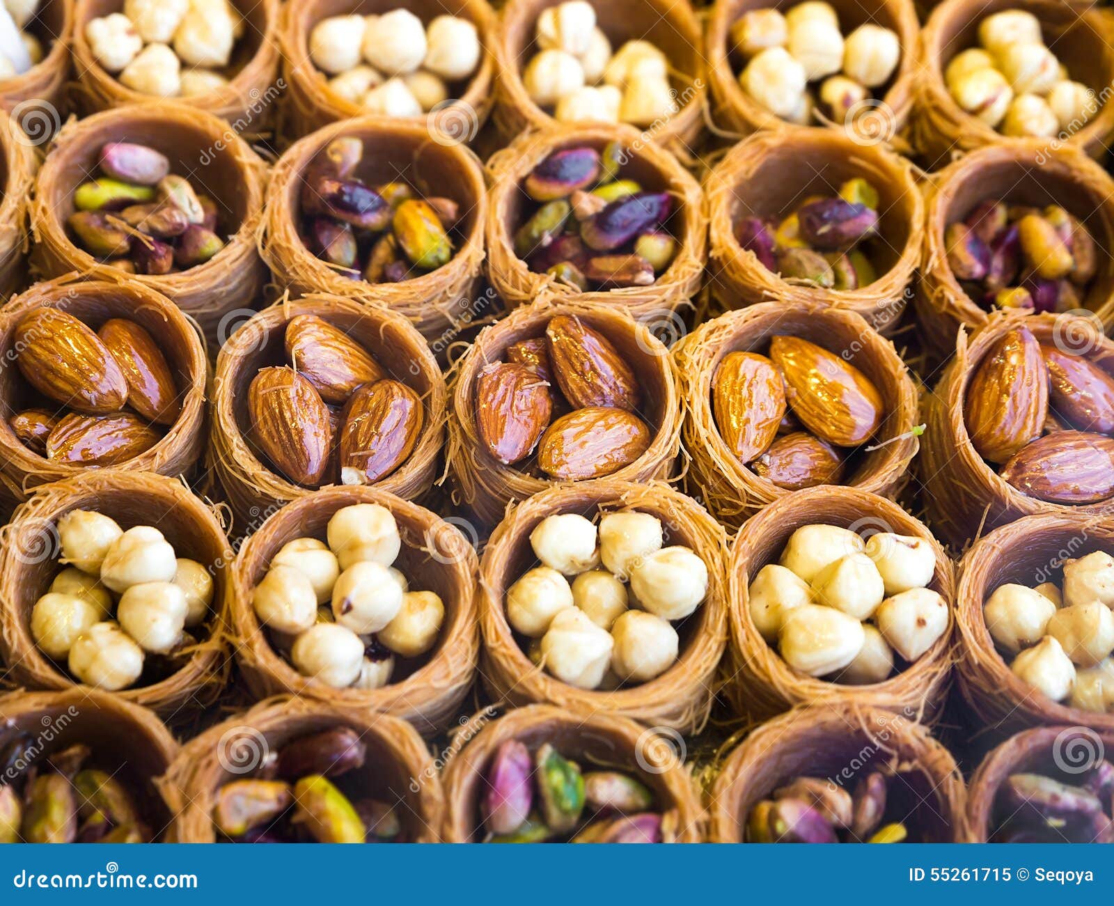 Eastern Sweets in a Wide Range Stock Image - Image of pastry, delicious ...