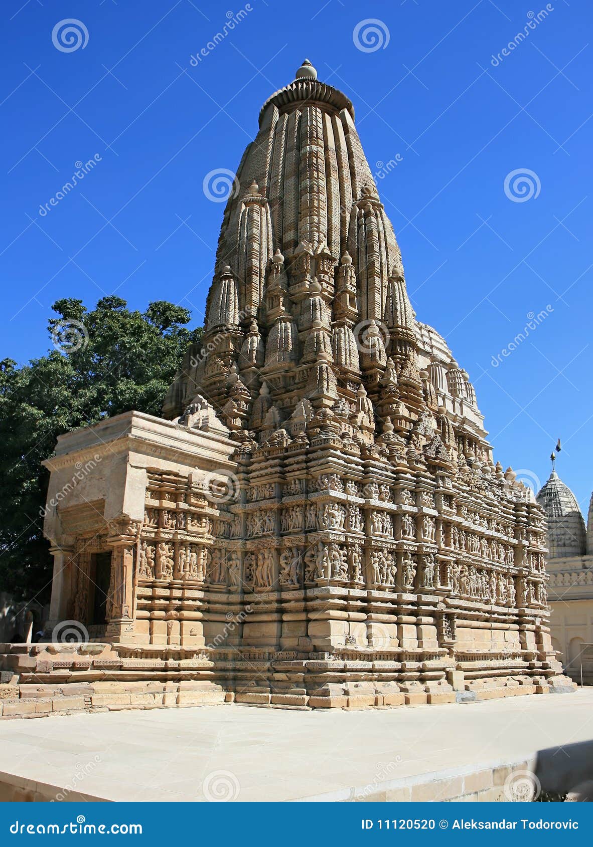 Eastern Temples in Khajuraho, India Stock Photo - Image of historical ...