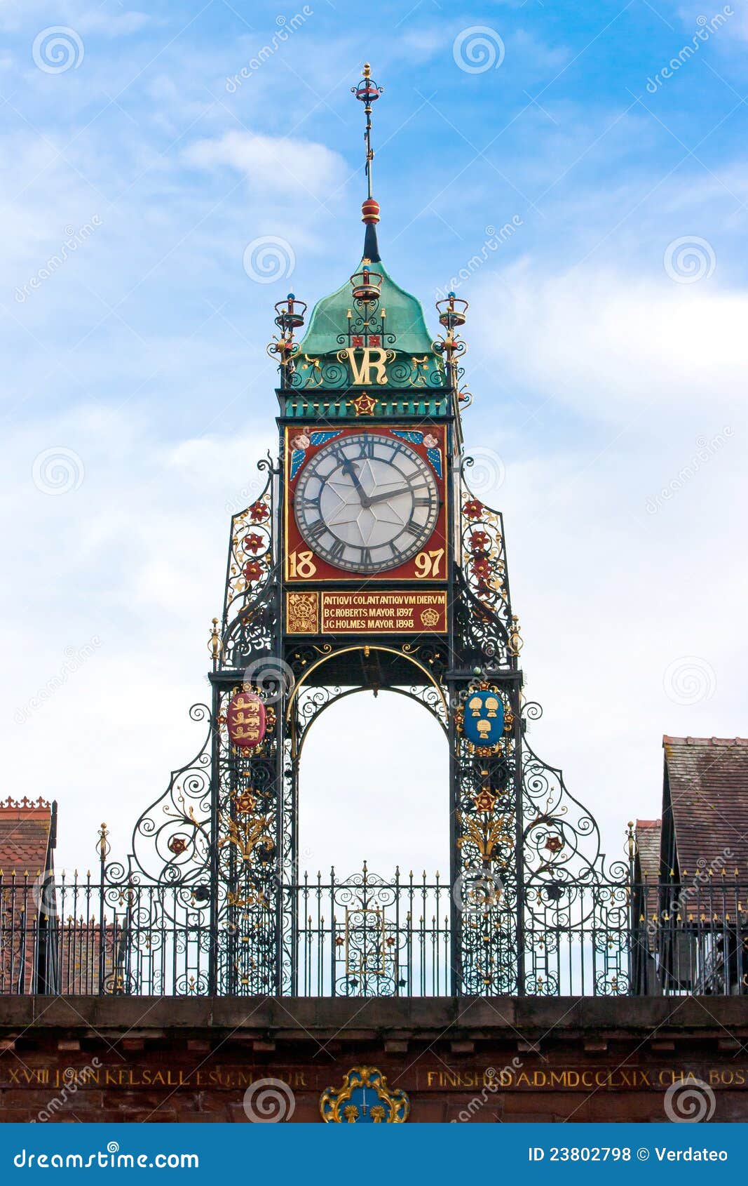 Eastgate Clock, Chester, UK Editorial Stock Photo - Image of history ...