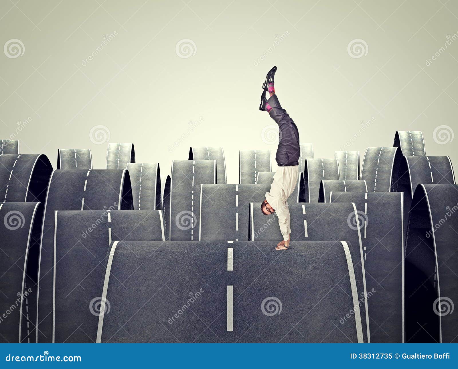 Easy stock illustration. Illustration of happy, business - 38312735