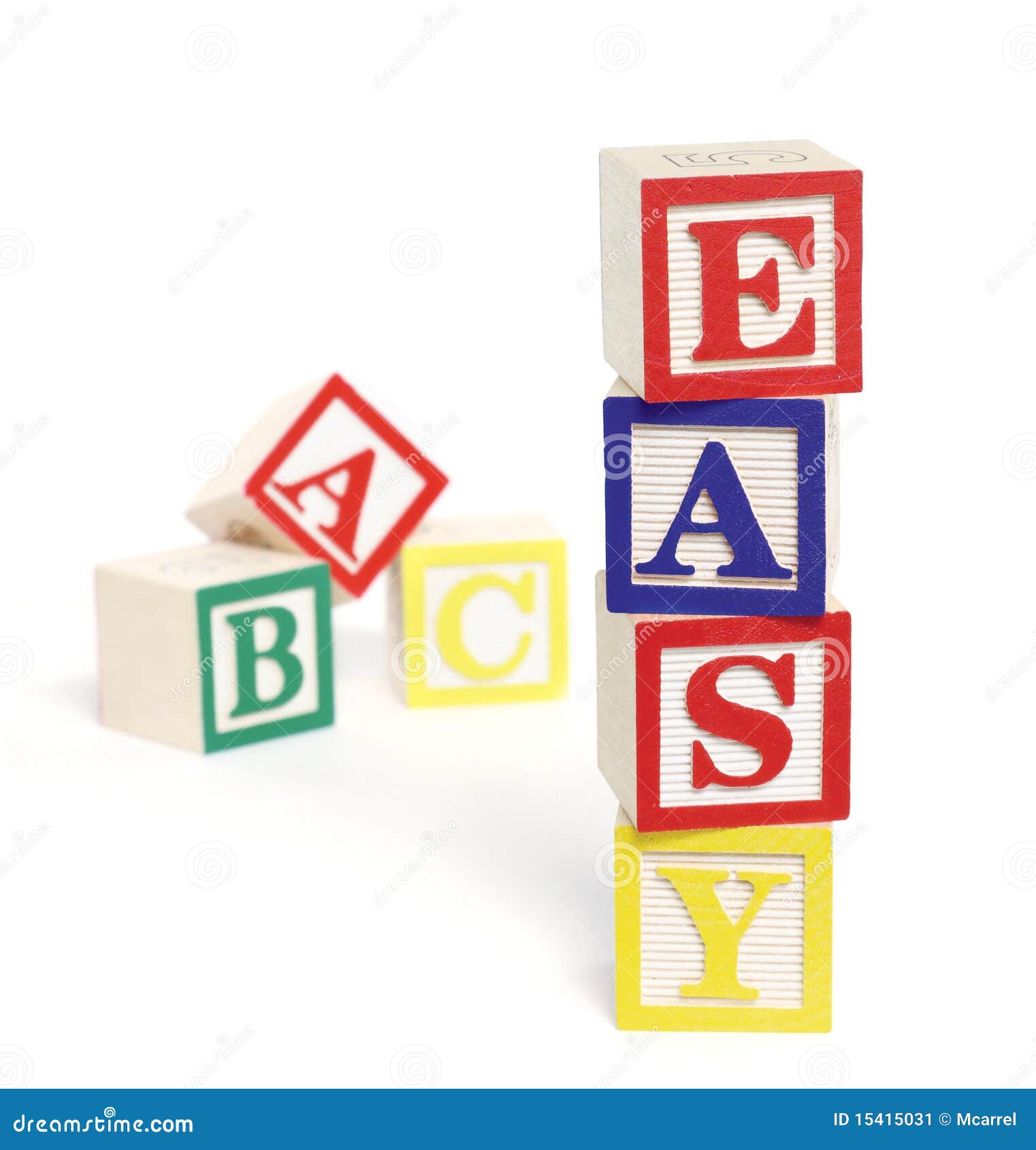 Easy ABC Blocks Royalty-Free Stock Photography | CartoonDealer.com ...