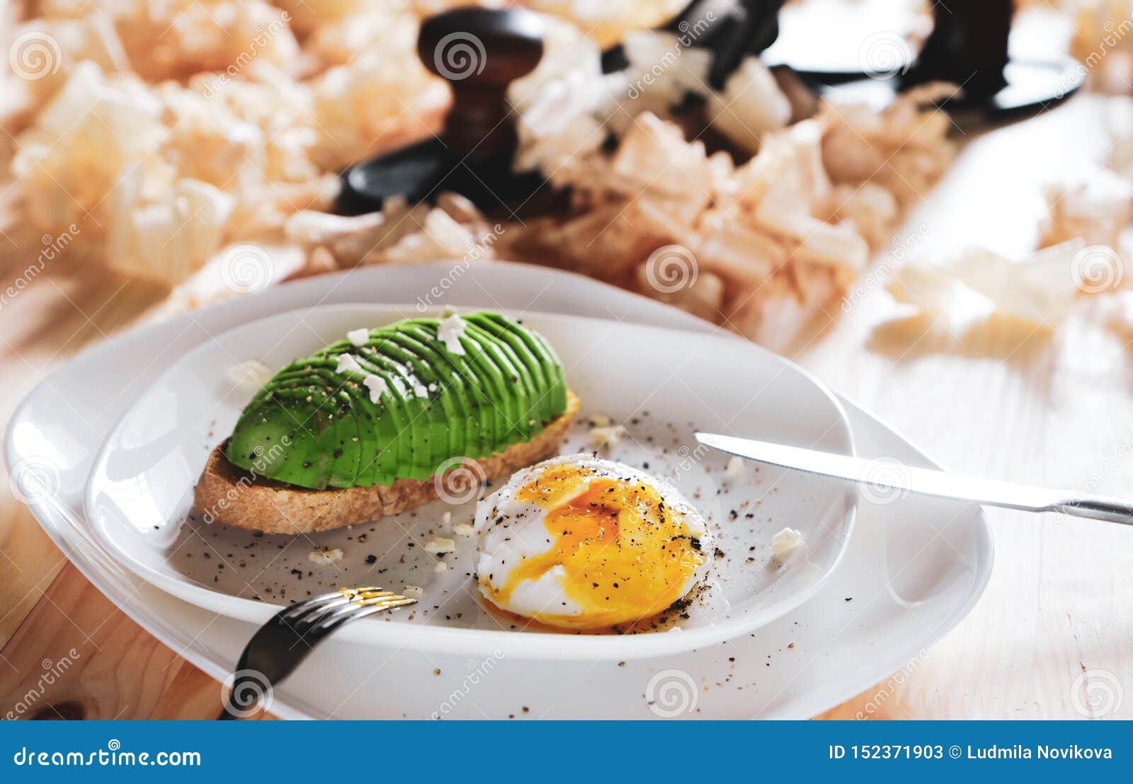 Easy Breakfast in the Workshop Stock Image - Image of flakes, menu ...