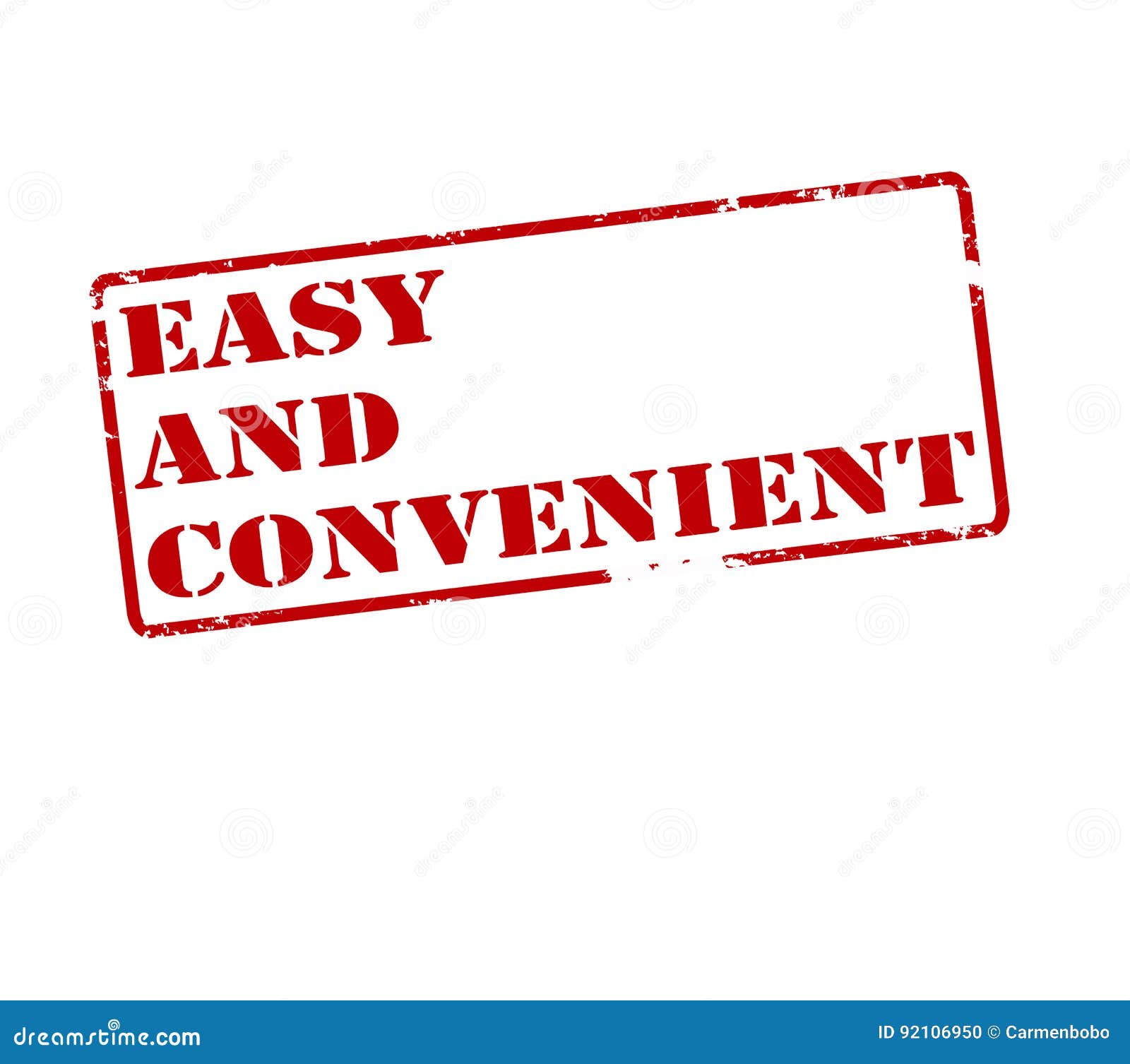 Easy and convenient stock illustration. Illustration of easy - 92106950