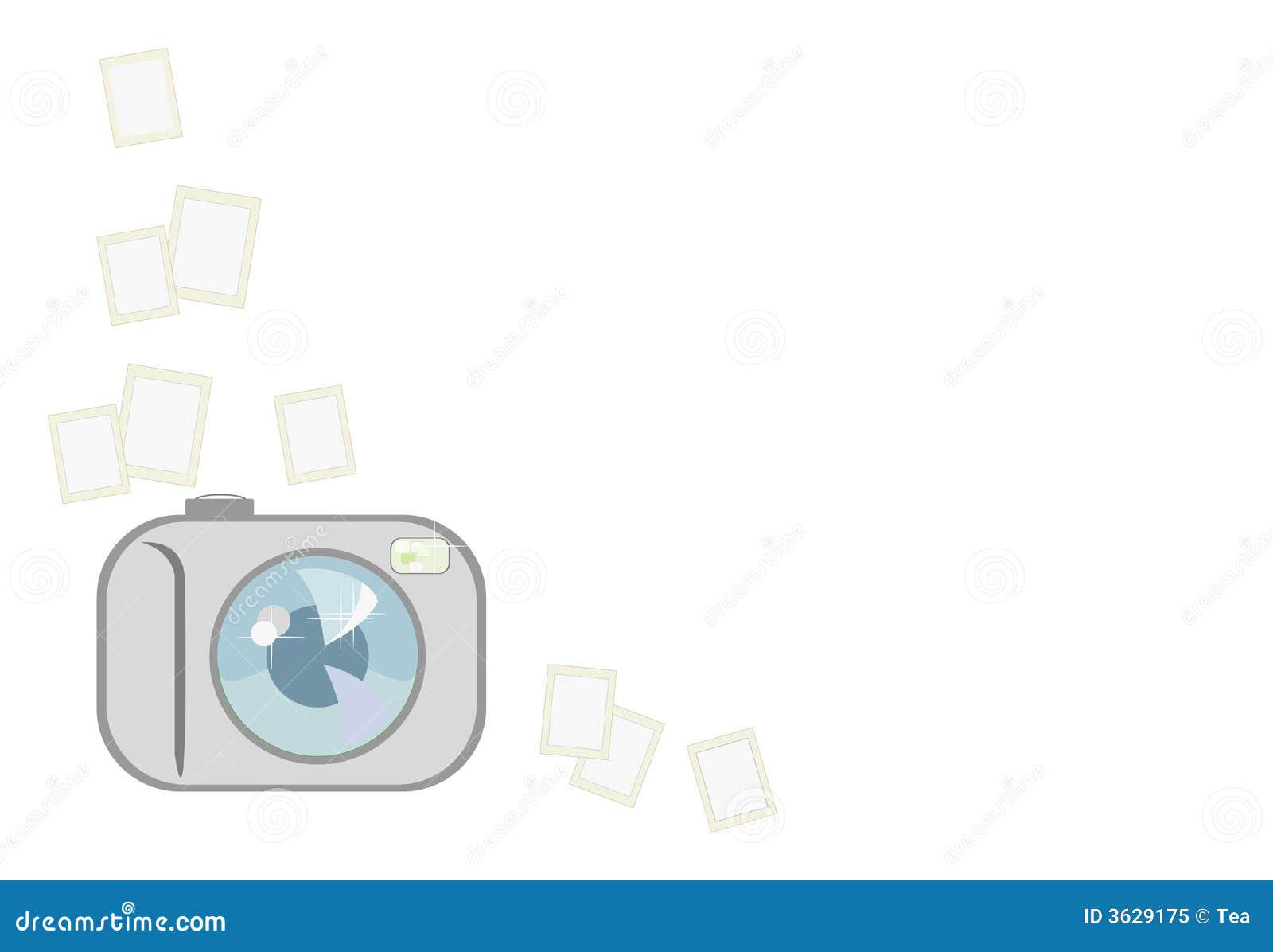 Easy digital camera stock vector. Illustration of technique - 3629175
