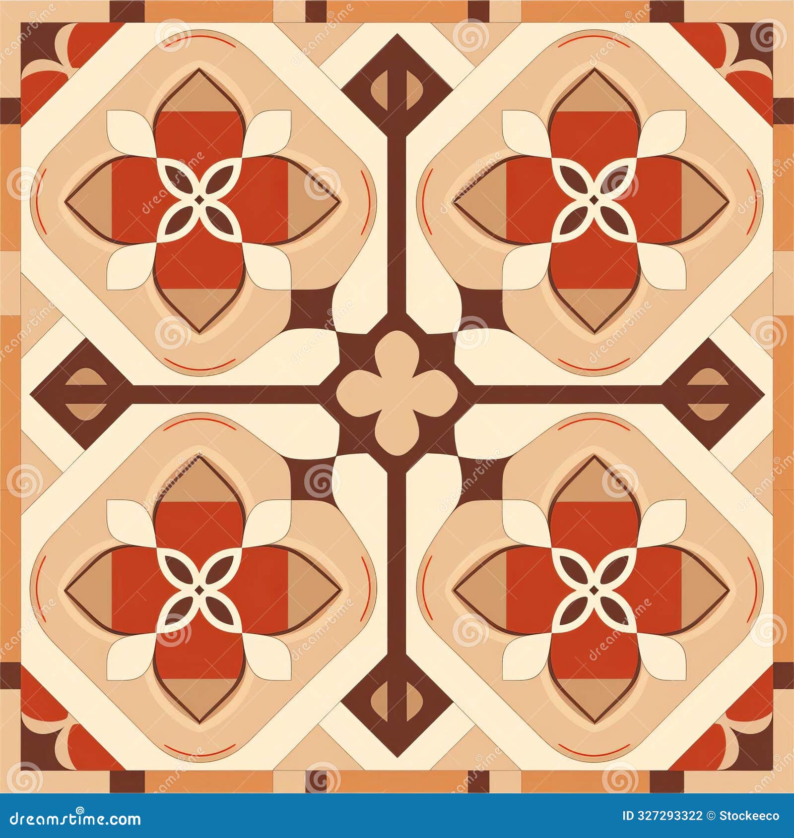 Easy and Elegant Belgian Dubbel Tile Pattern Generation Guide Stock ...