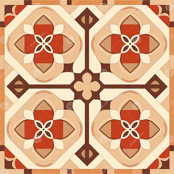 Easy and Elegant Belgian Dubbel Tile Pattern Generation Guide Stock ...