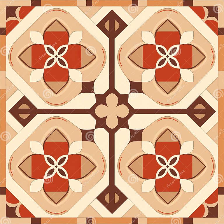 Easy and Elegant Belgian Dubbel Tile Pattern Generation Guide Stock ...