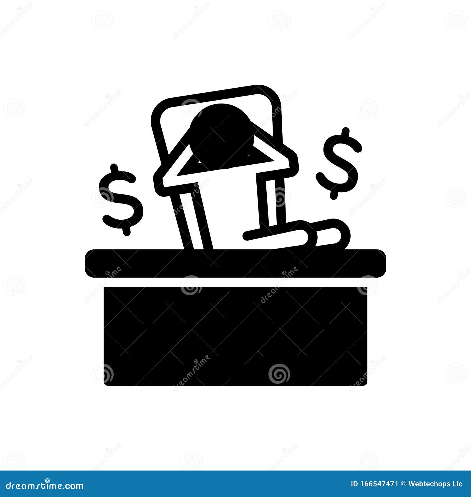 Black Solid Icon for Easy, Simple and Convenient Stock Vector ...