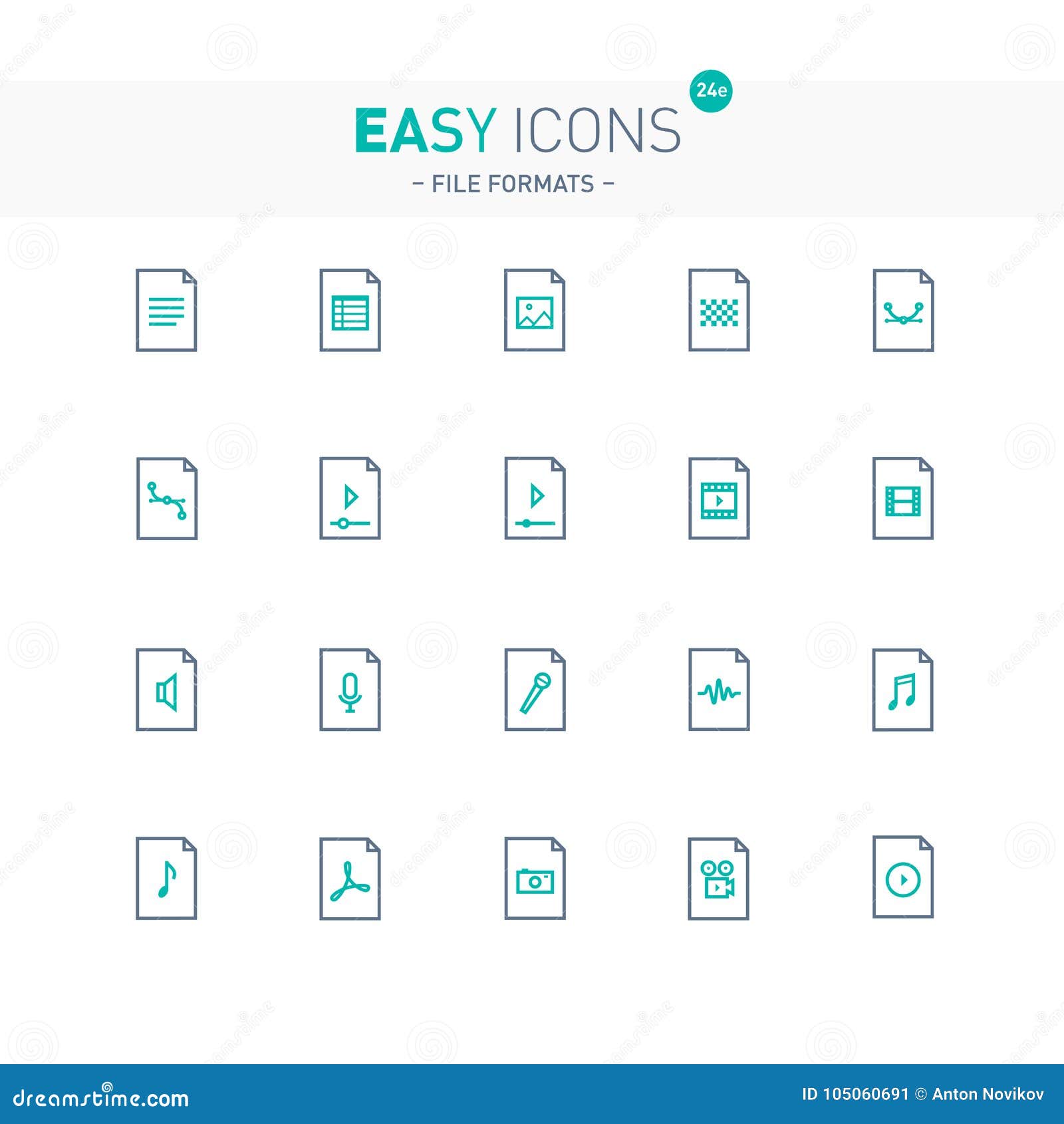 Easy icons 24e Files stock vector. Illustration of save - 105060691