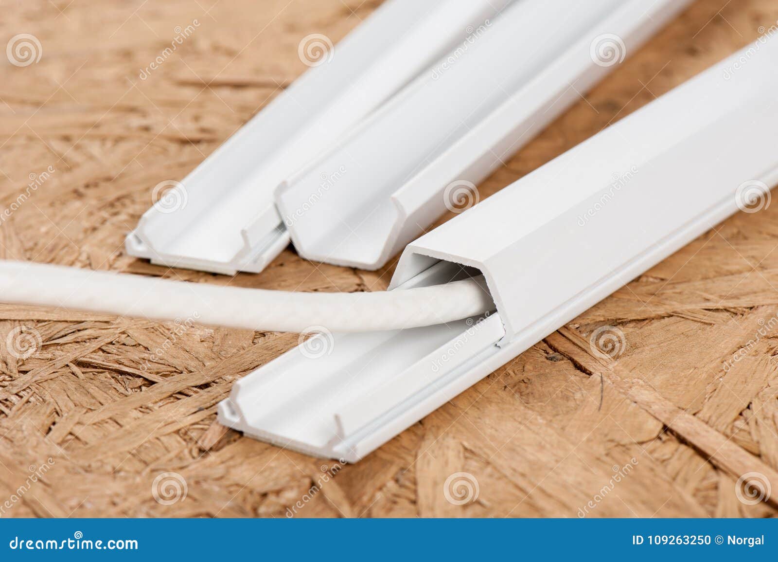 Wiring duct stock photo. Image of white, engineering - 109263250