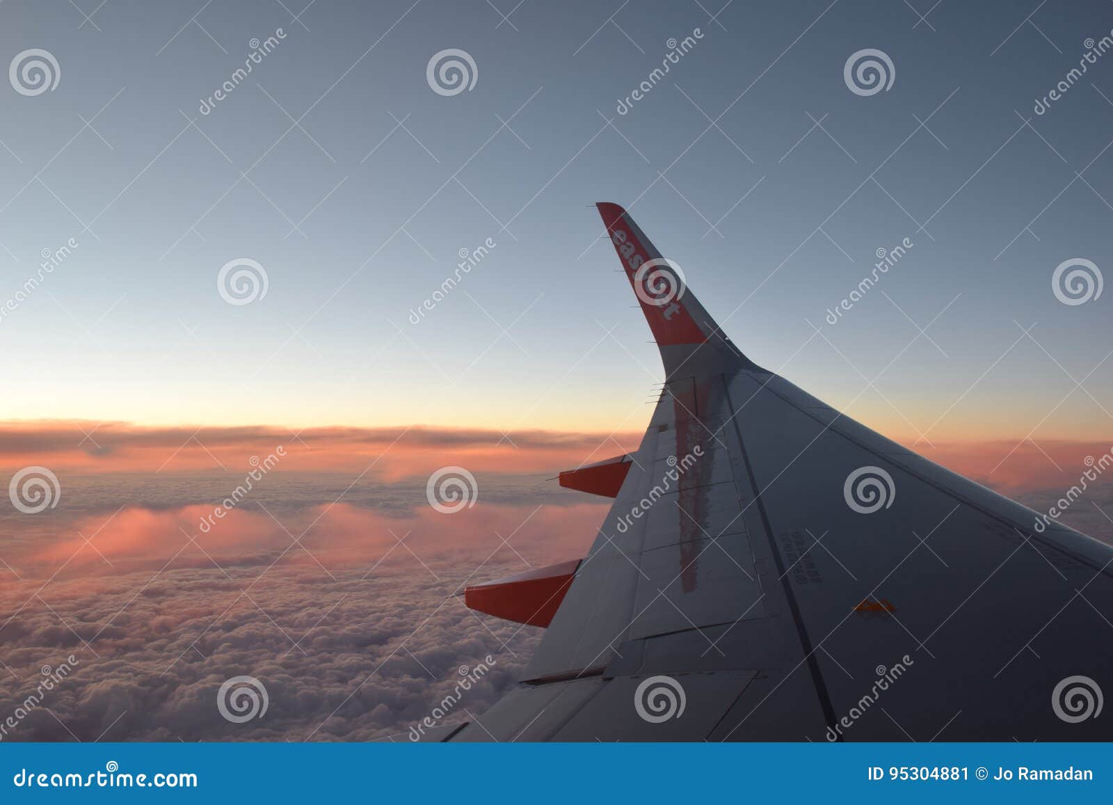 Easy Jet Plane View from the Sky Editorial Photo - Image of easy ...