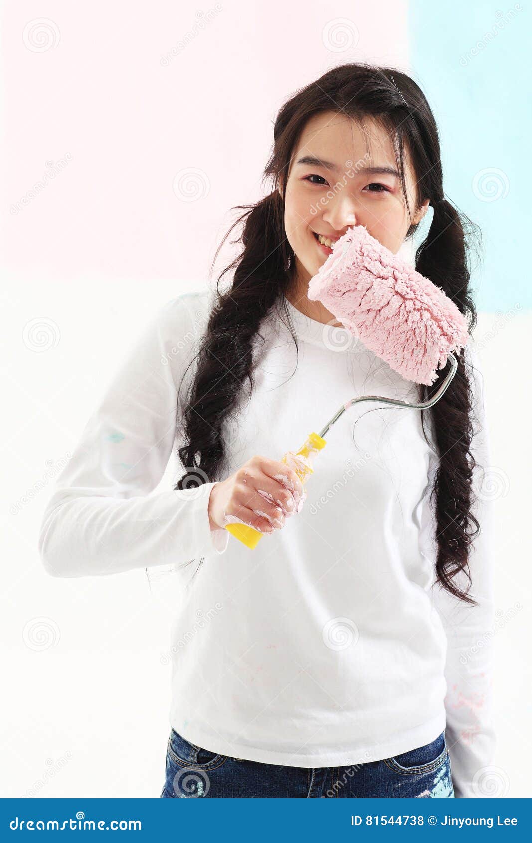 Easy Life stock photo. Image of curlers, waist, roller - 81544738