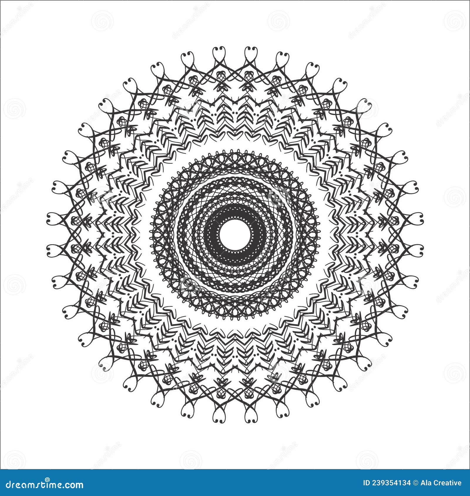 Mandalas For Coloring Book. Decorative Round Ornaments Vector ...