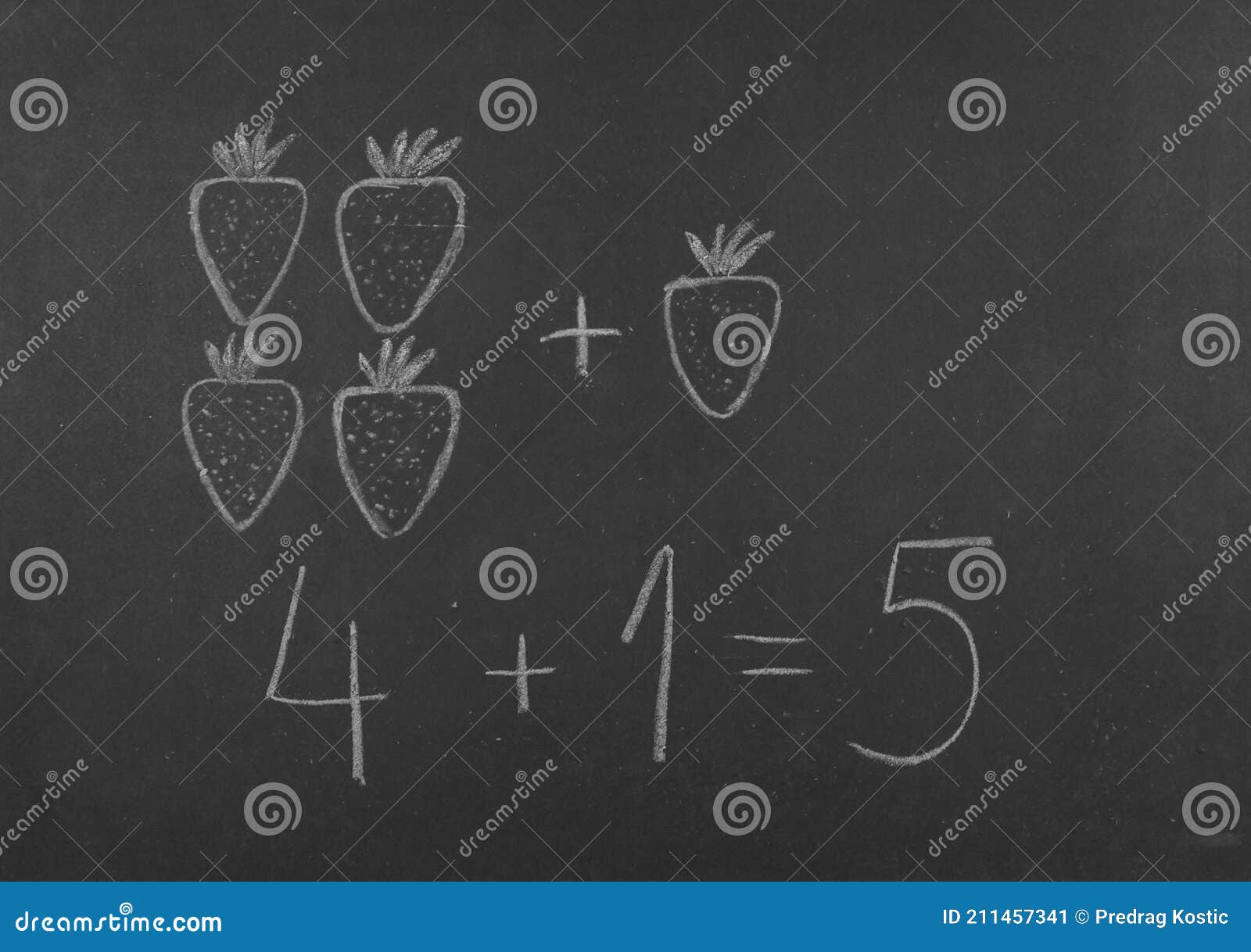 Easy math stock image. Image of number, chalk, bitcoin - 211457341