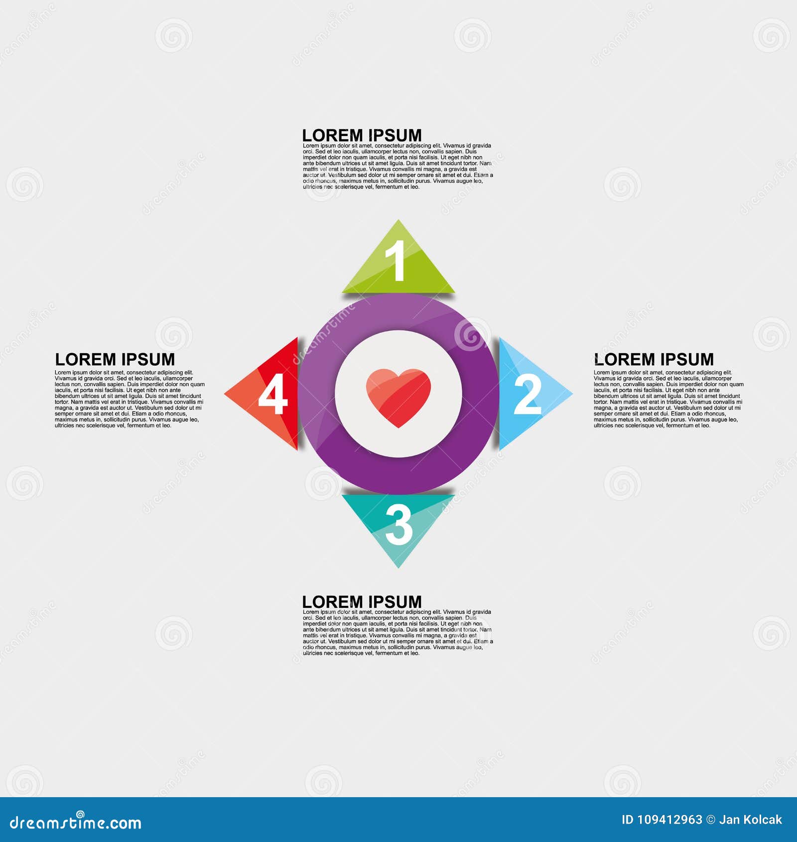 Easy Modified Infographic Steps Design Vector Illustration ...