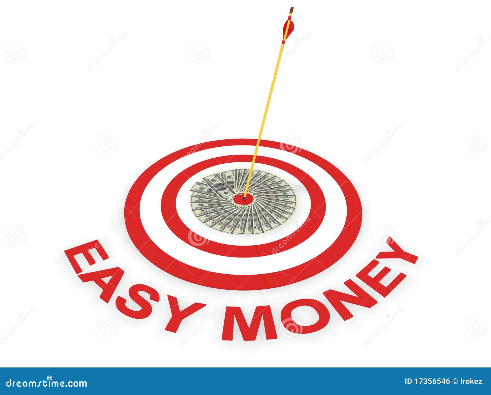 Easy money concept stock illustration. Illustration of heaven - 17356546