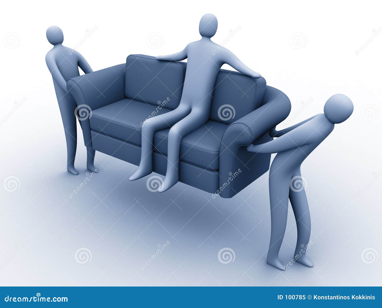 Easy moving. stock illustration. Illustration of transport - 100785