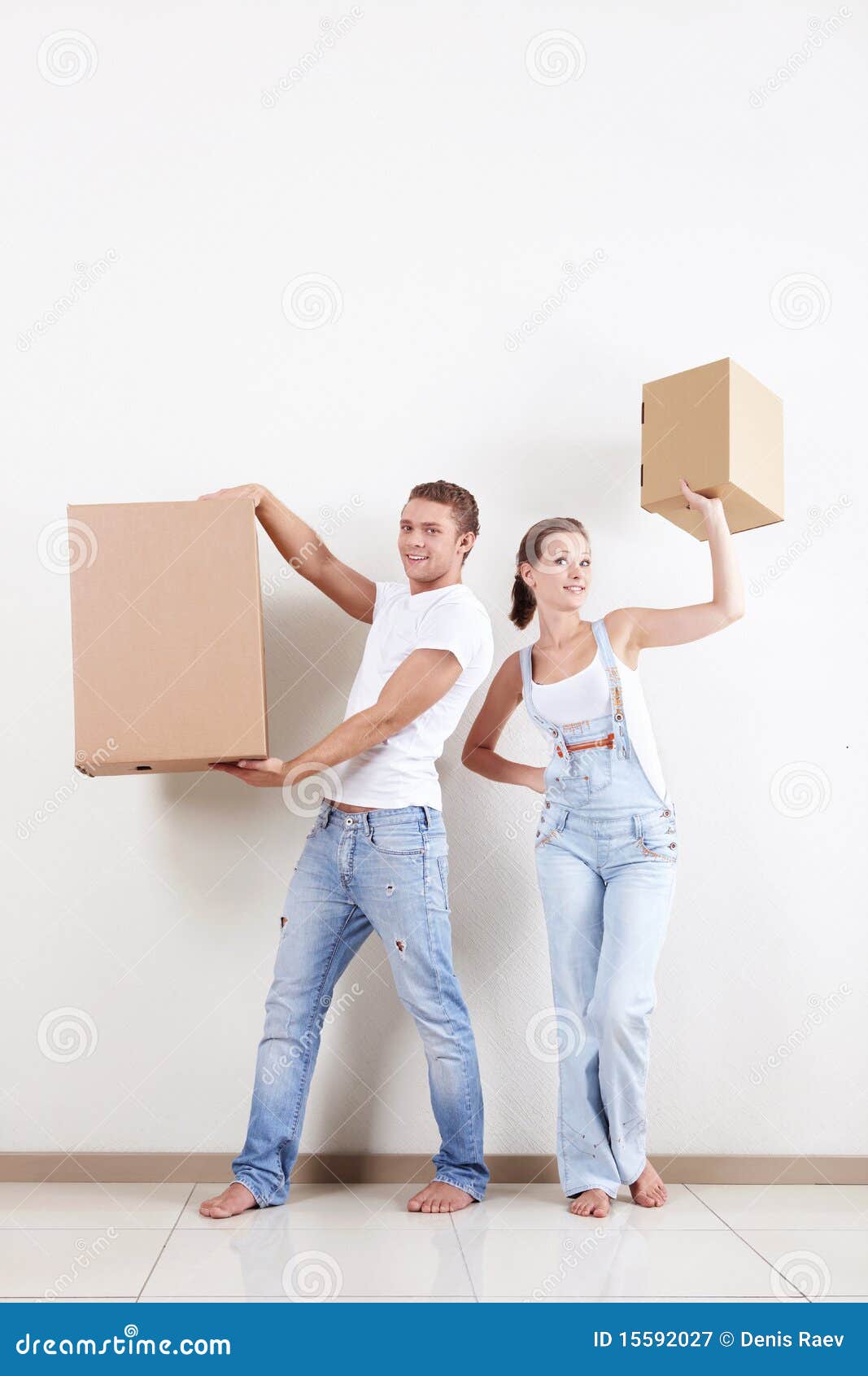 Easy Moving stock image. Image of lifestyles, carton - 15592027