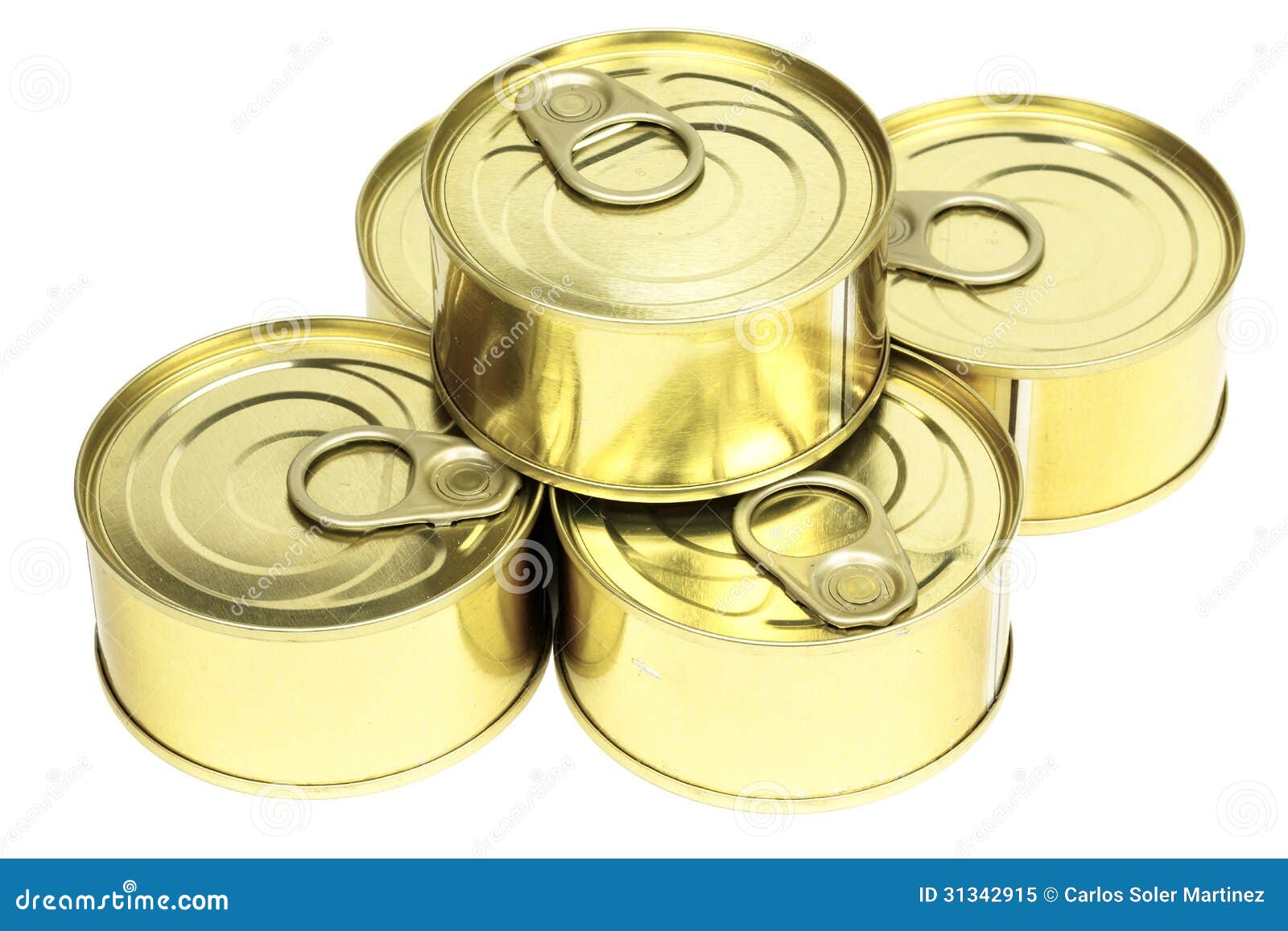 Easy open cans stacked stock image. Image of mackerel - 31342915