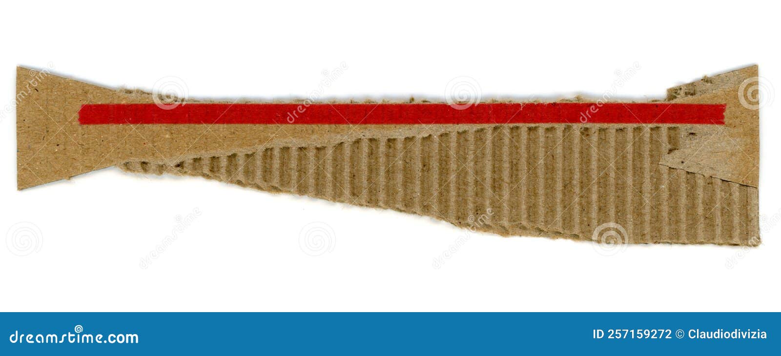 Easy Open Strip on Cardboard Packet Stock Photo - Image of shipping ...