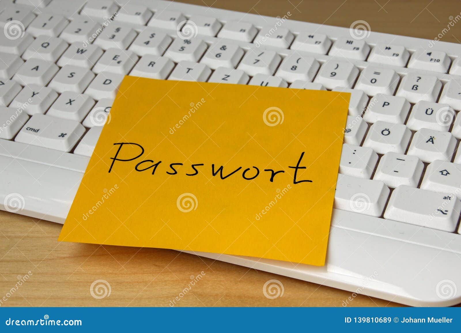 Easy Password Concept Written Post it Stock Image - Image of login ...