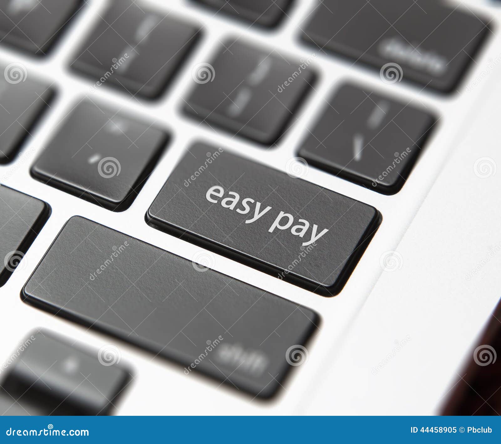 Easy pay button stock image. Image of electronic, purchasing - 44458905