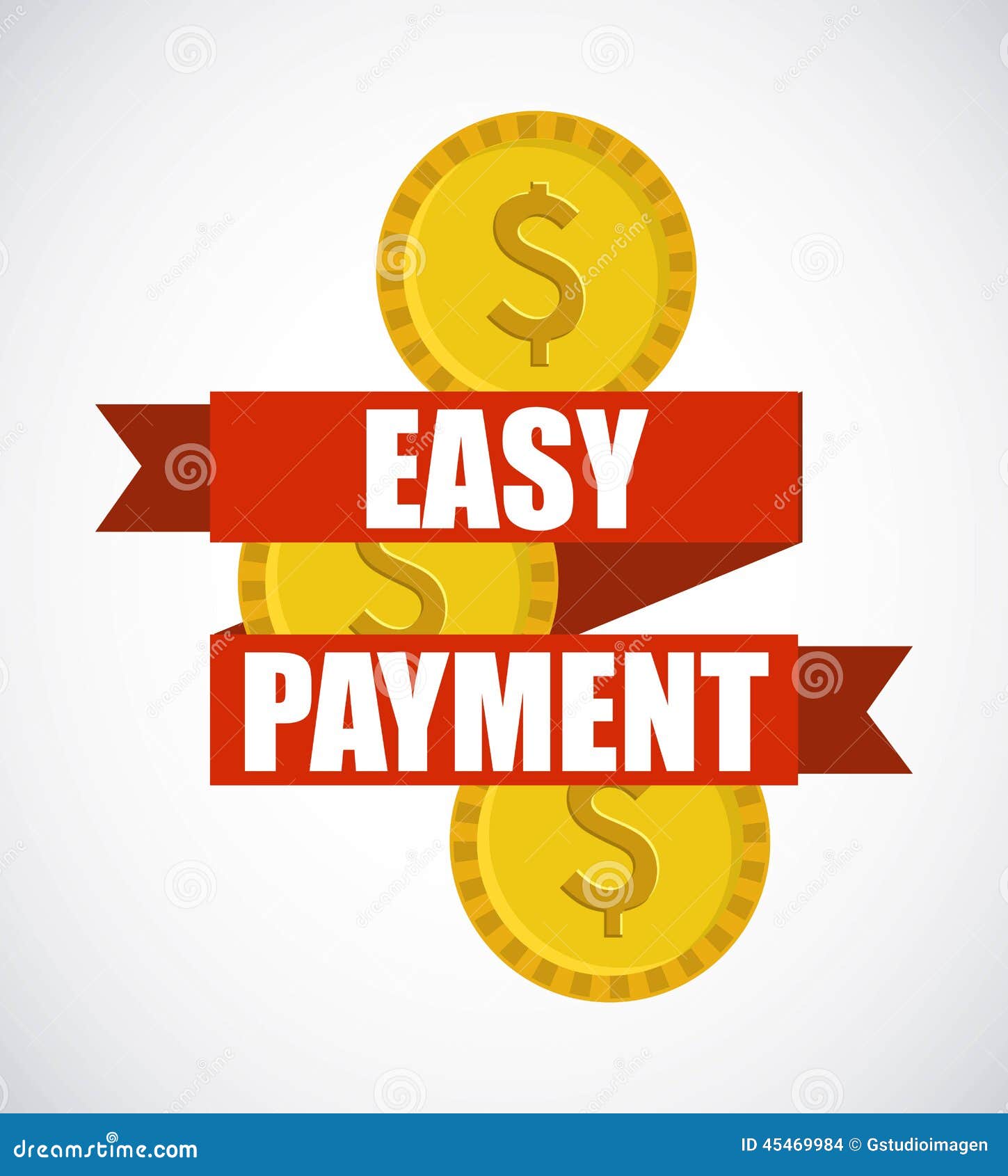Easy payment design stock vector. Illustration of shiny - 45469984