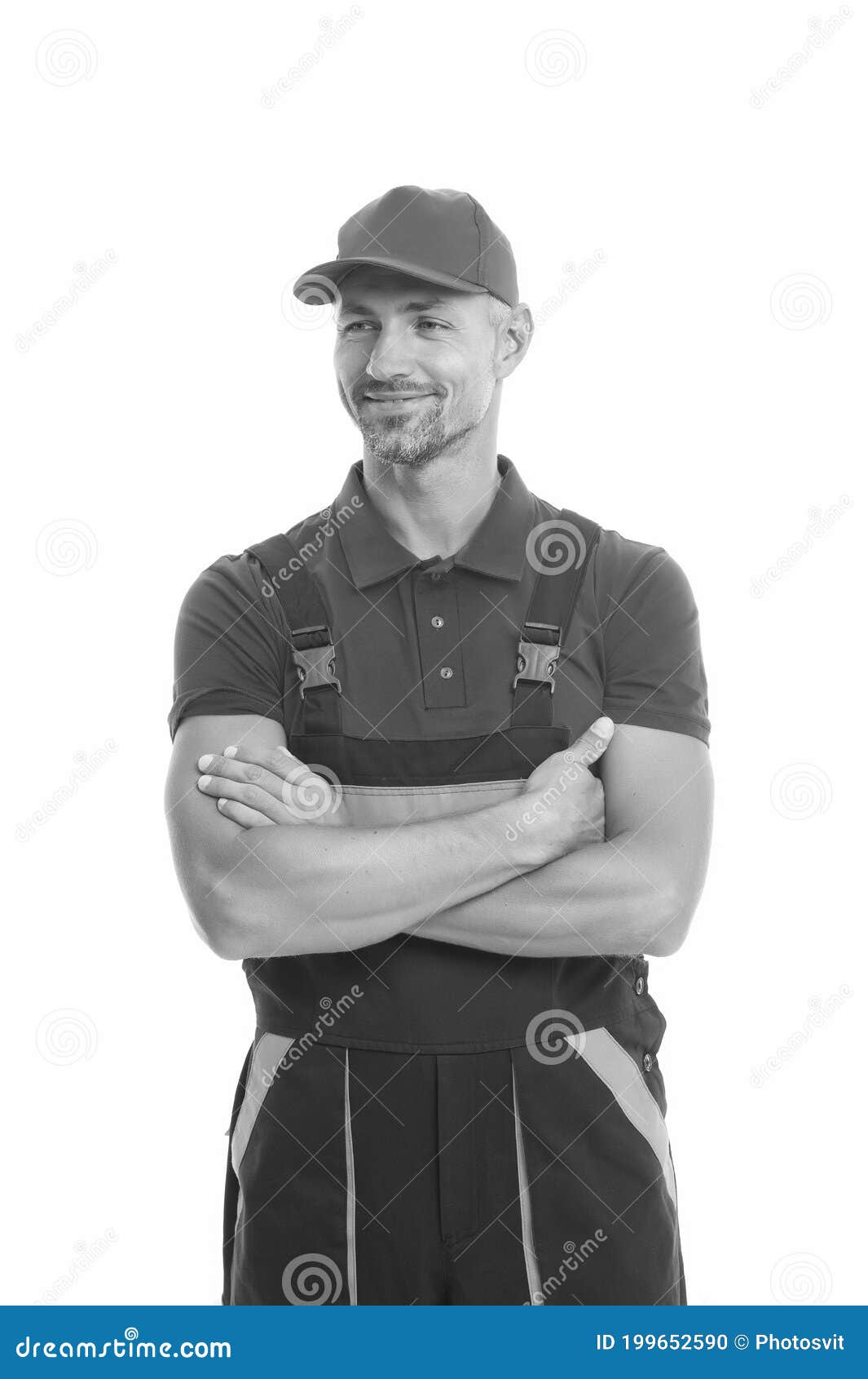 Easy and Quick. Handyman Service. Man Helpful Laborer. Repair and ...