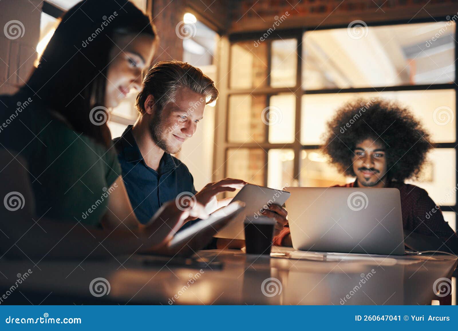 Easy Sharing Makes All the Difference in Time Management. a Group of ...