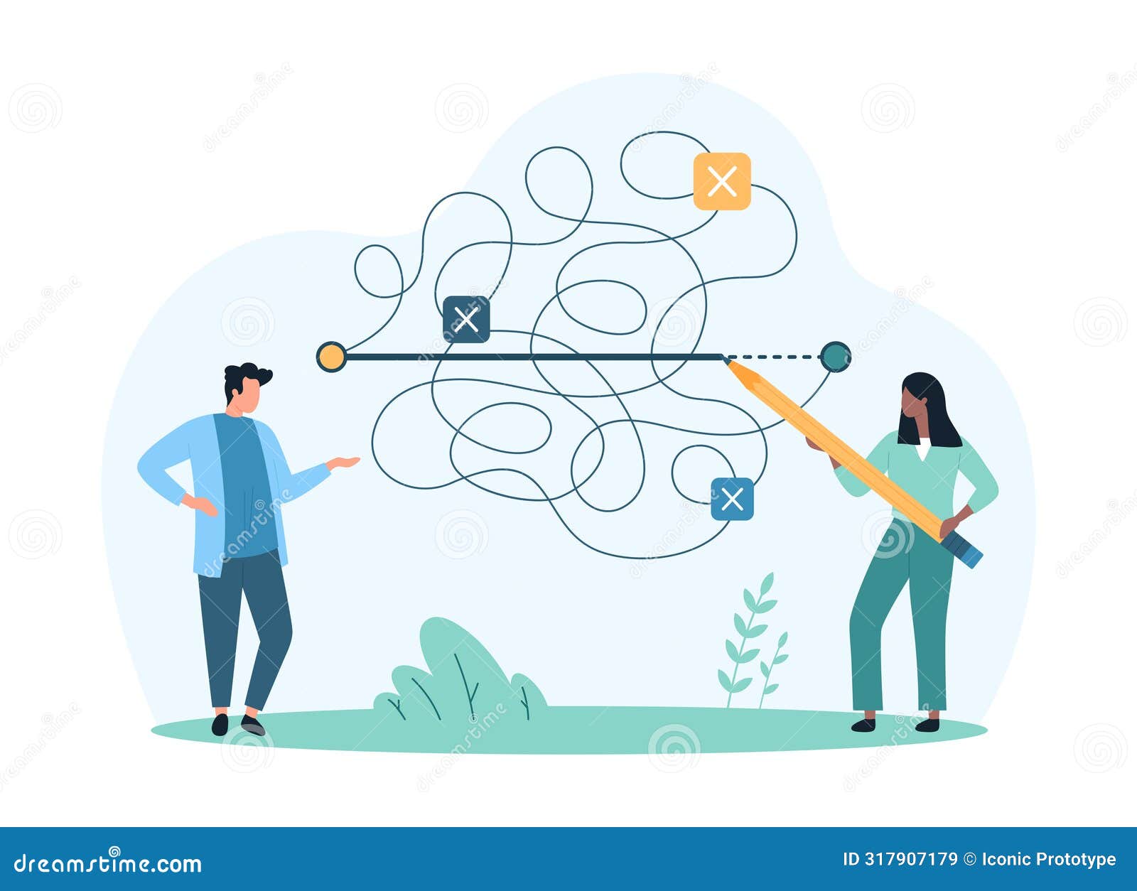 Easy and Shortcut Way To Solve Problem, Tiny People Draw Straight Line ...