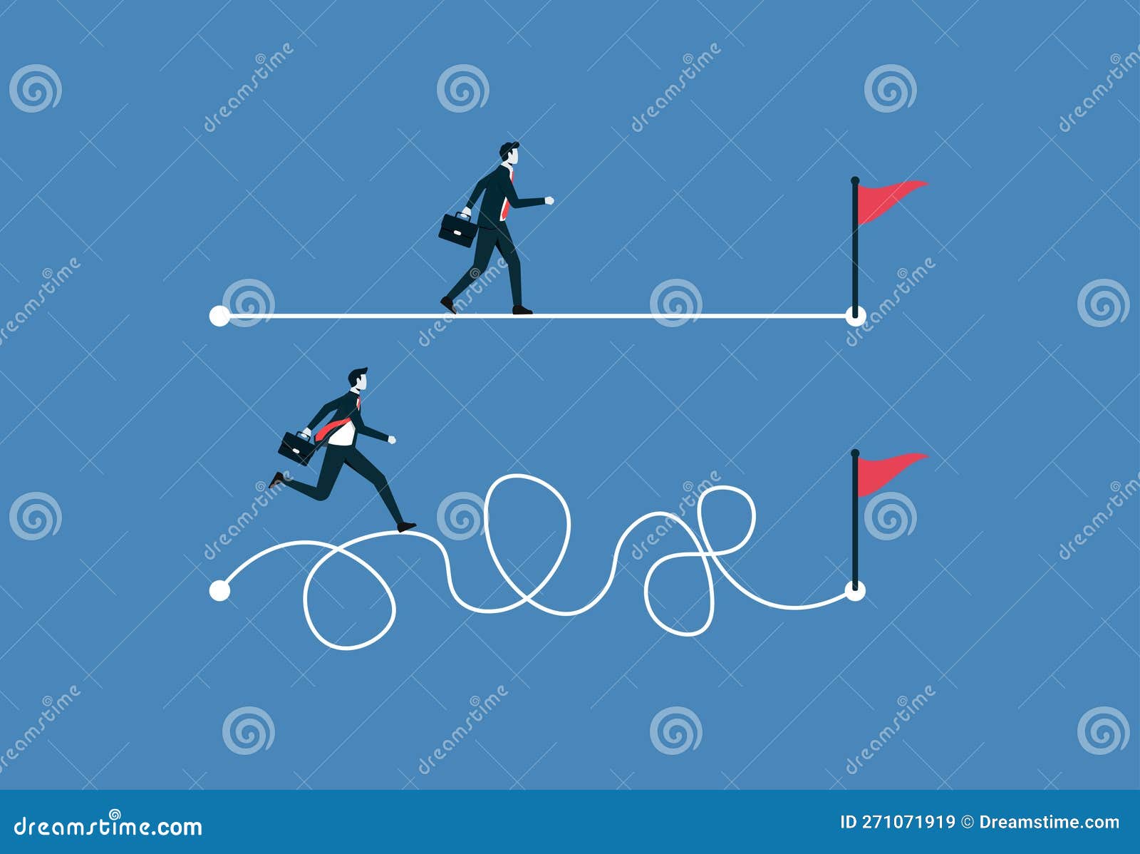 Easy Or Shortcut Way To Win Business Success Or Hard Path And Obstacle ... Easy Or Shortcut Way To Win Business Success Or Hard Path And Obstacle ...