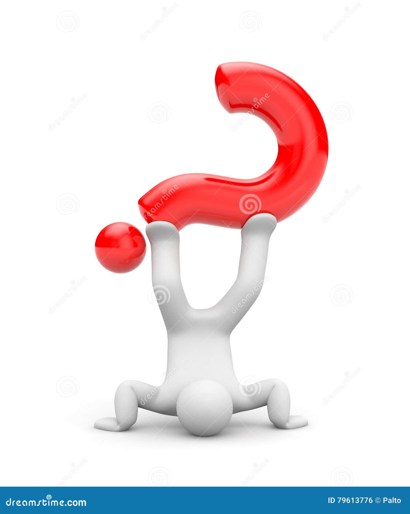 Easy Solution To the Question or Unusual Questions Stock Illustration ...