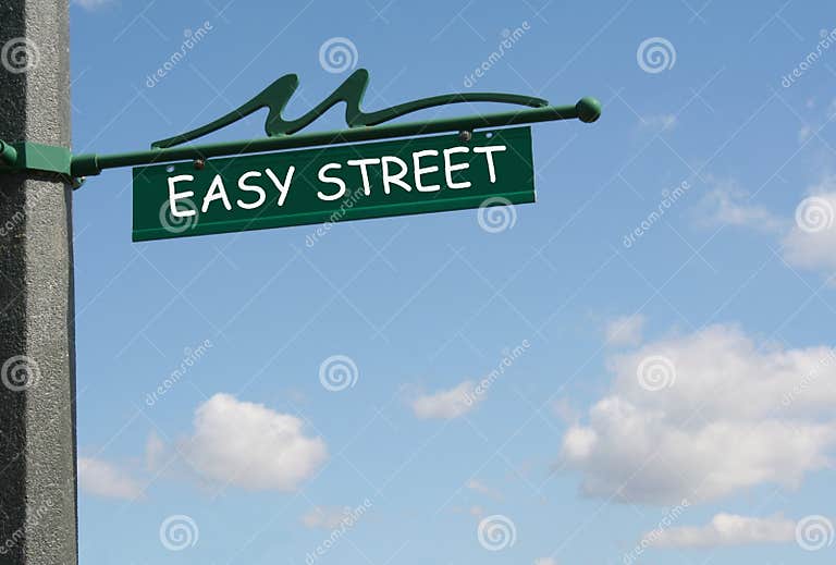 Easy street stock photo. Image of strive, upper, rich, drive - 662350