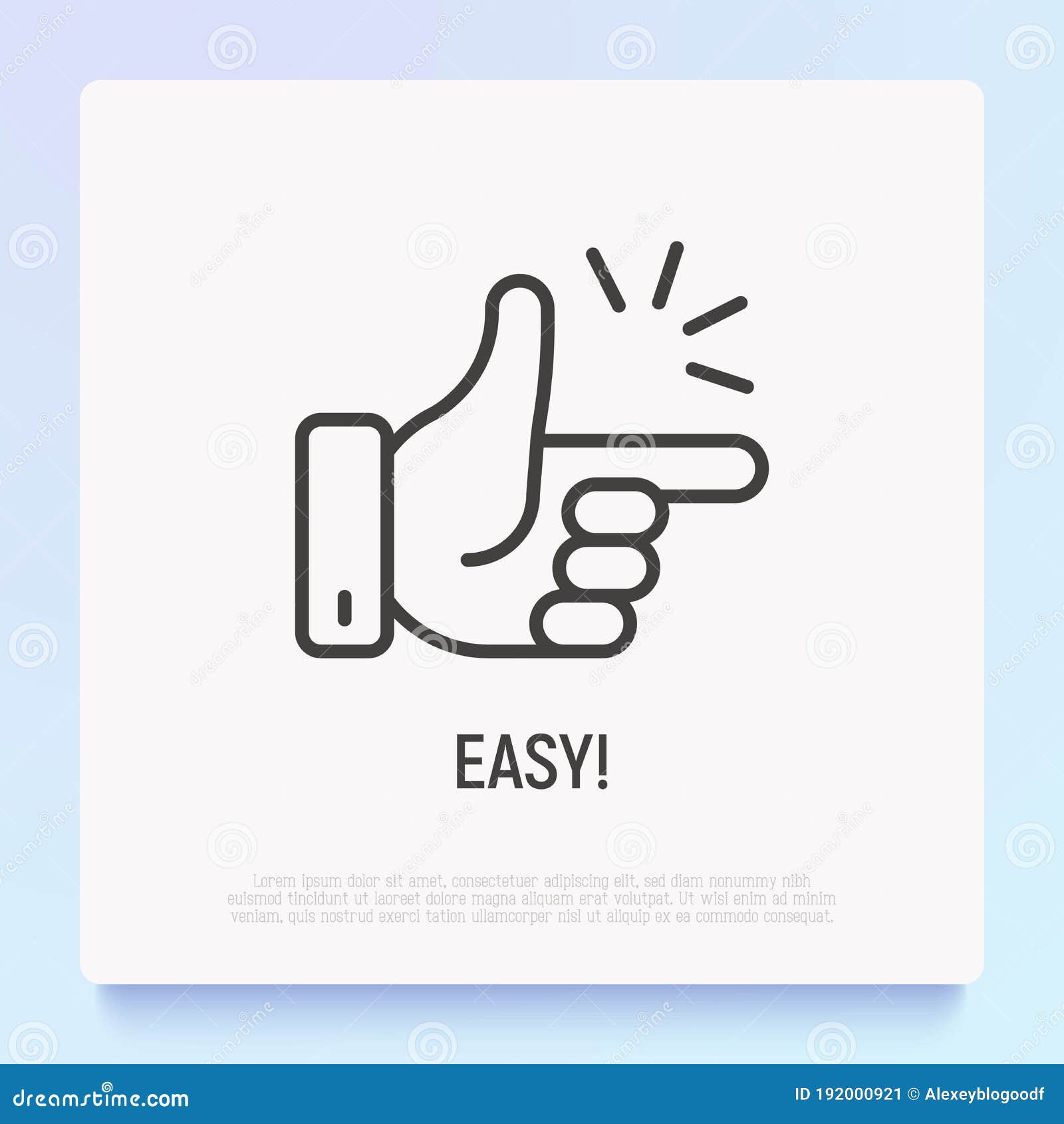 Easy Symbol, Shap Gingers. Thin Line Icon Stock Vector - Illustration ...