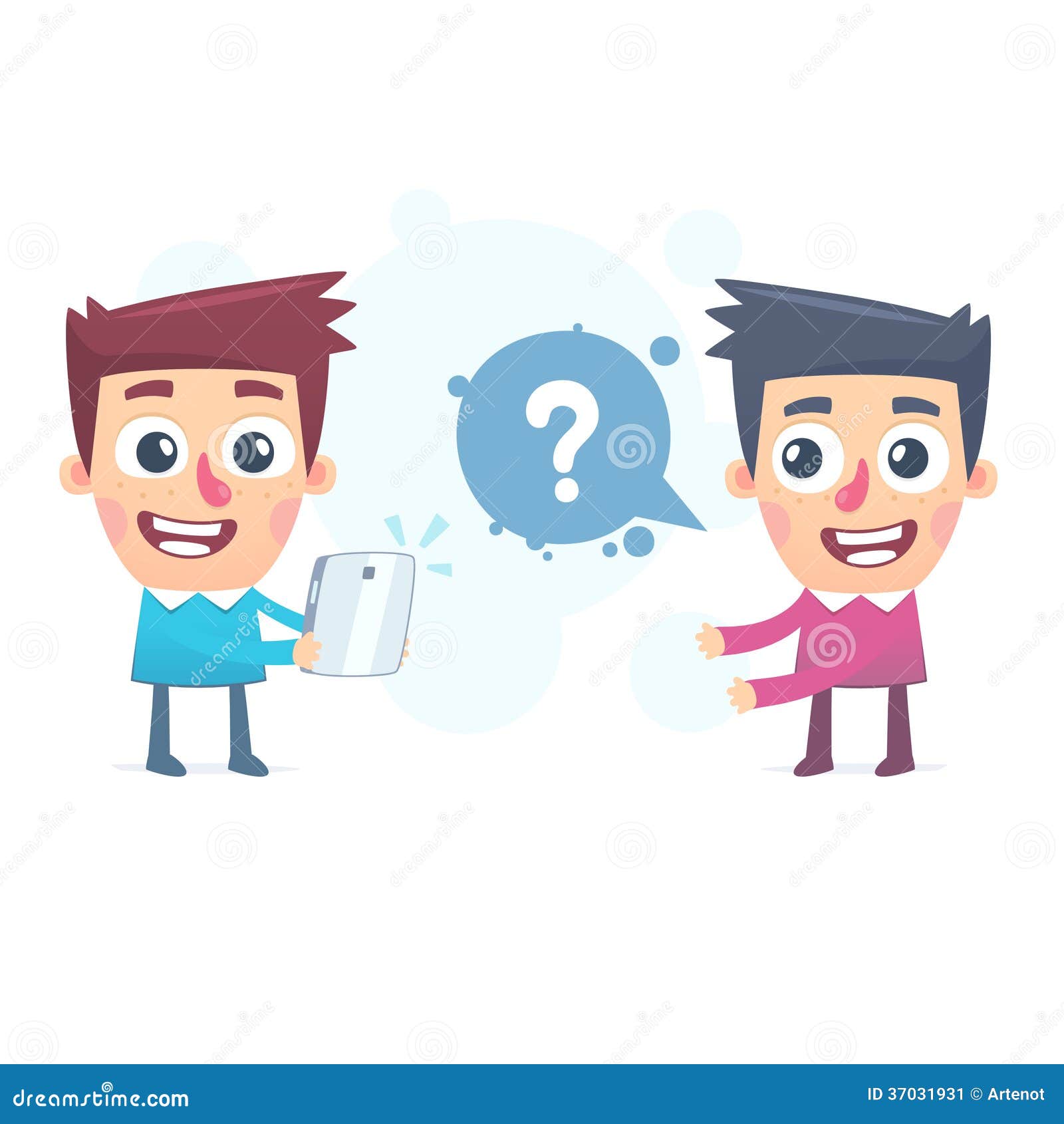 Easy Way To Find an Answer on the Internet Stock Vector - Illustration ...