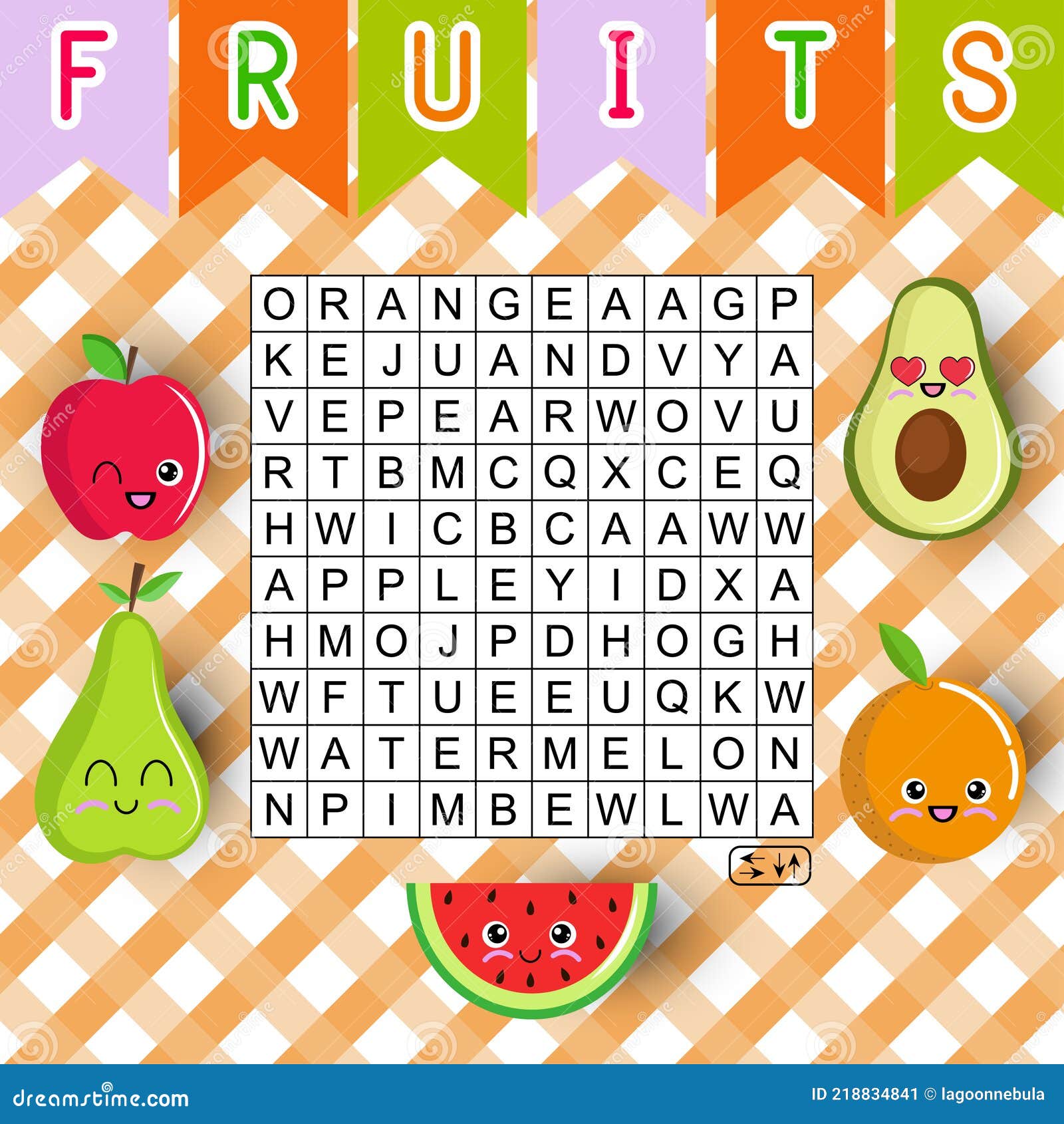 Easy Word Search Puzzle about Fruits. Educational Game for Learning ... Easy Word Search Puzzle about Fruits. Educational Game for Learning ...
