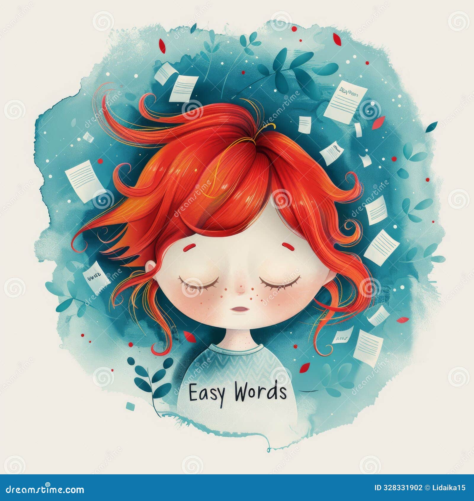 Easy Words Learning Logo stock illustration. Illustration of education ...