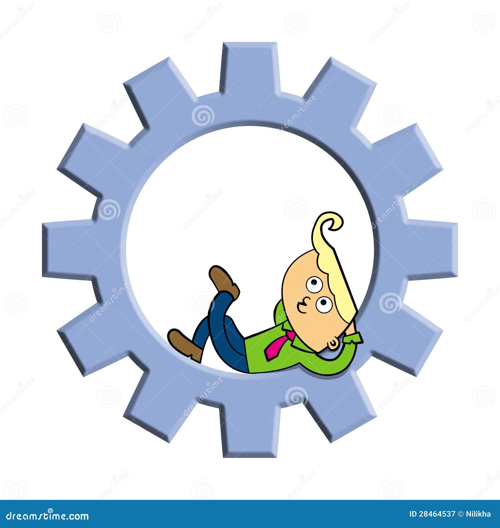 An easy work stock illustration. Illustration of work - 28464537