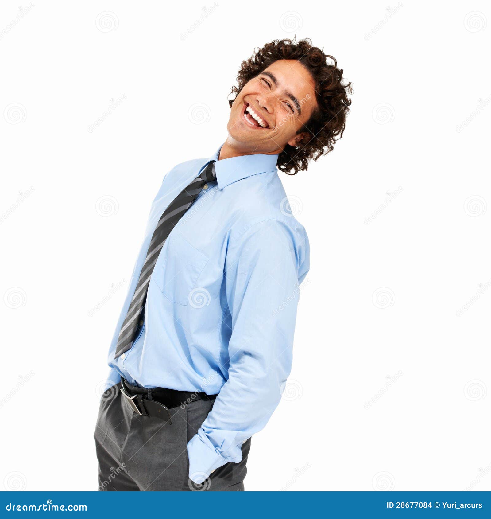 Easygoing Corporate Executive Stock Photo - Image of attractive, hands ...