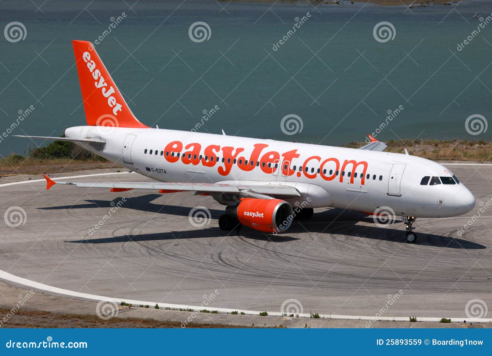 EasyJet Airbus A320 editorial stock image. Image of traveling - 25893559