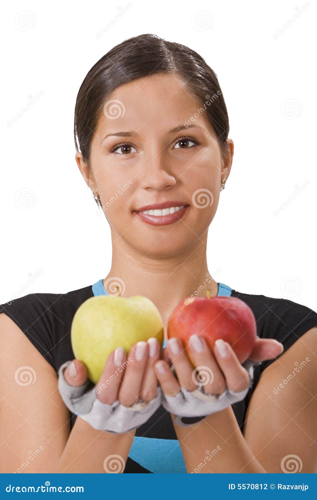 Eat fresh...be happy stock photo. Image of girl, natural - 5570812