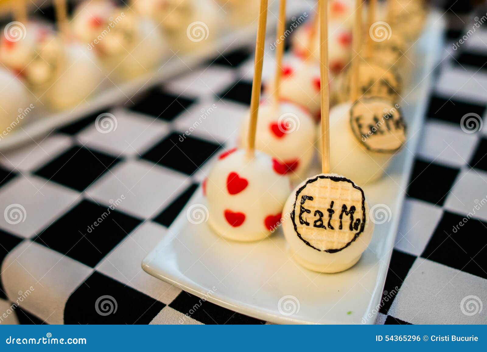 Eat me stock photo. Image of cookie, plate, arrangement - 54365296