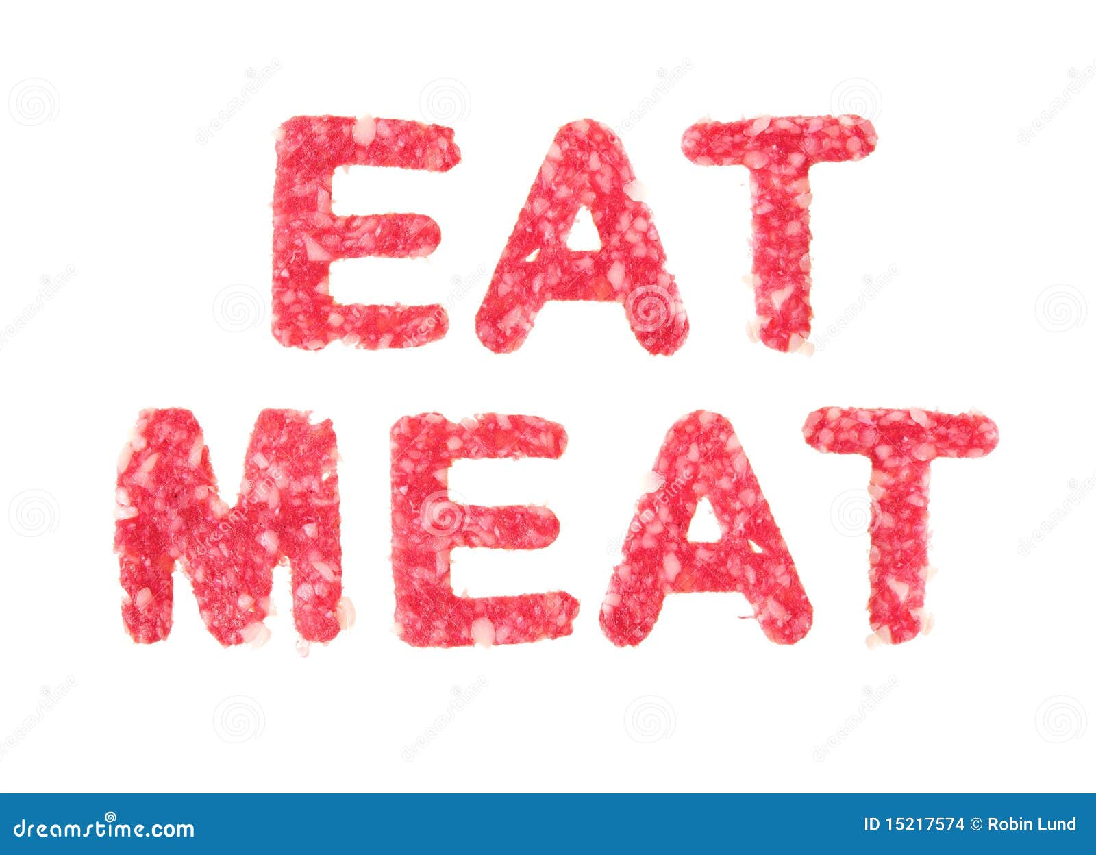 Eat meat stock photo. Image of meat, chow, isolated, white - 15217574