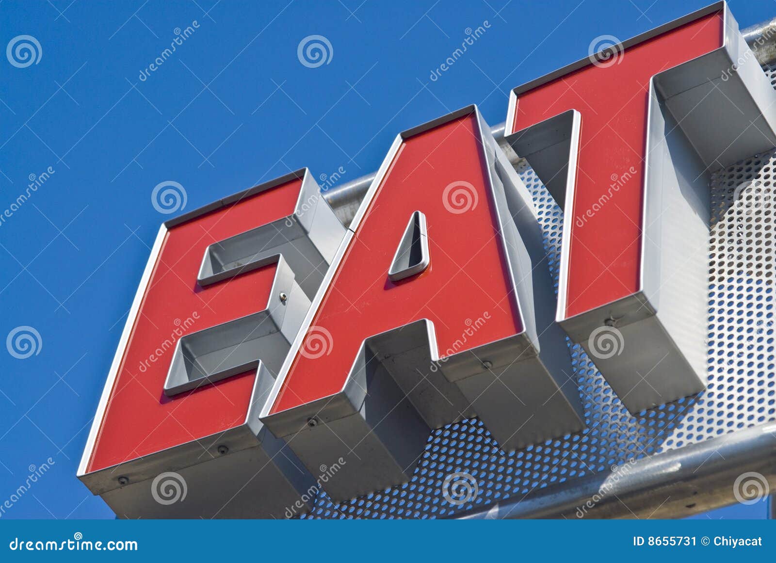 Eat Sign stock image. Image of restaurant, impressive - 8655731